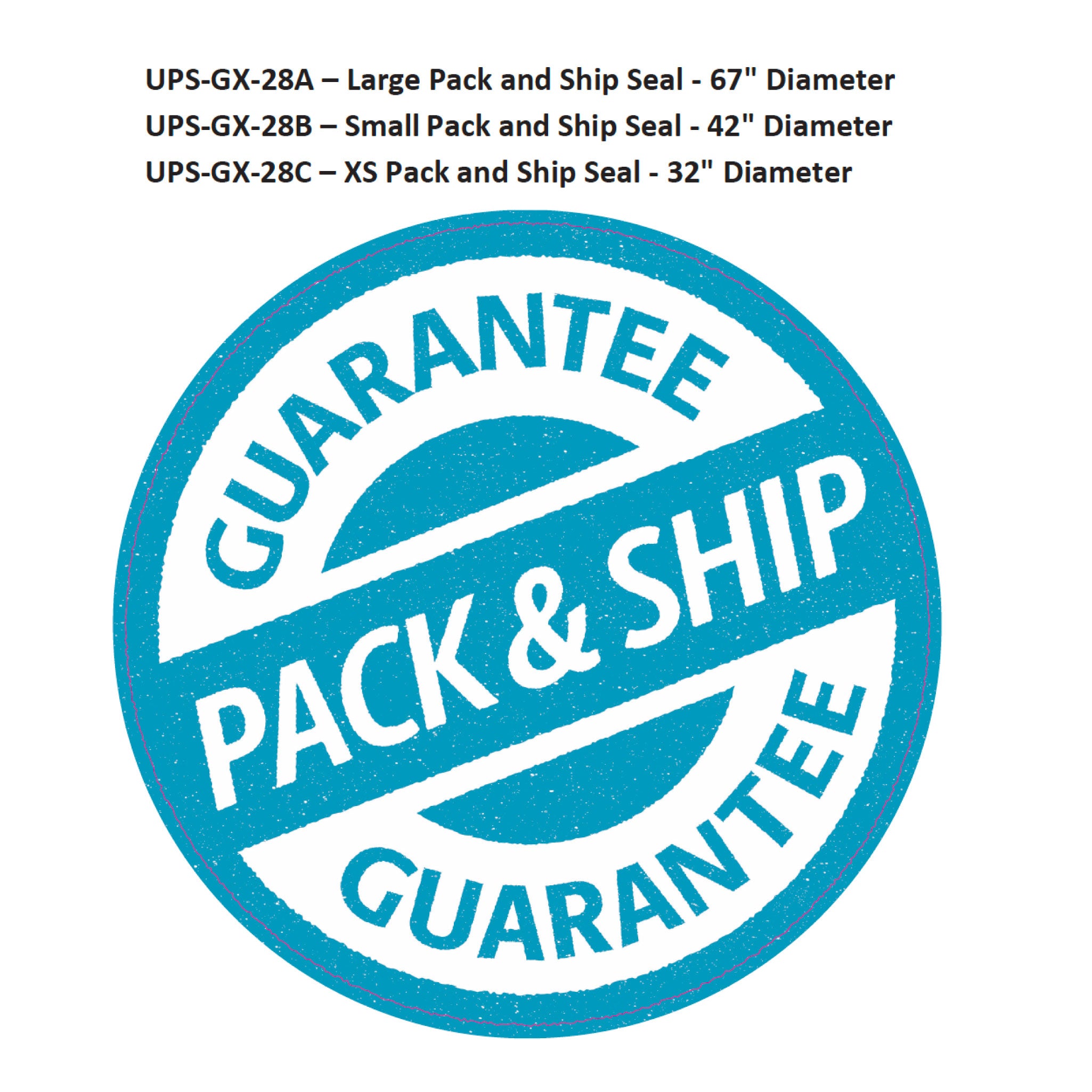 Pack and Ship Seal - XS [GX-28C] – TUPSS.yunker.com